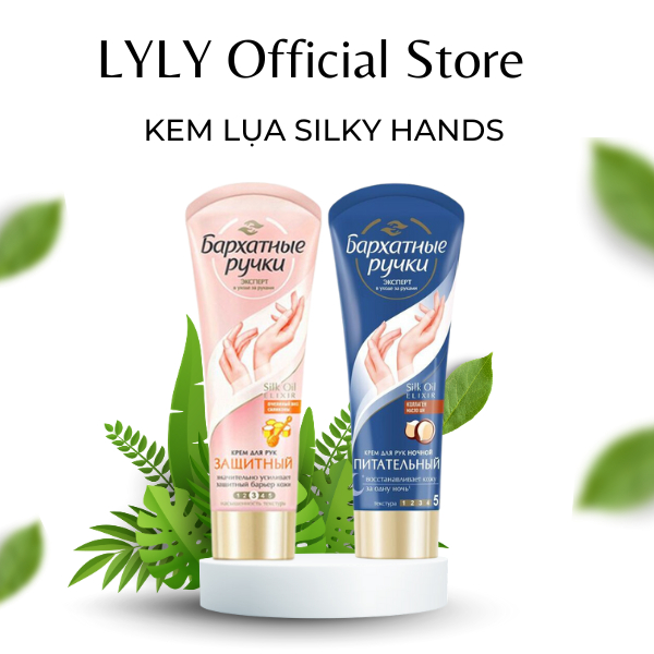 Kem Lụa Silky Hands Dưỡng Mềm Mịn Da Tay Chống Lão Hóa Silk Oil Elixir Nga - Tuýp 80ml | Shopee ...