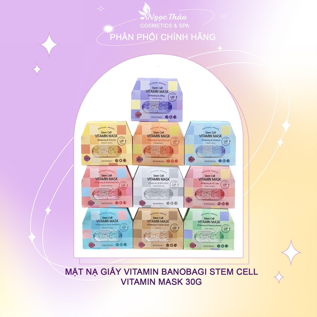 Mặt nạ Banobagi Stem Cell Vitamin Mask 30ml | Shopee Việt Nam