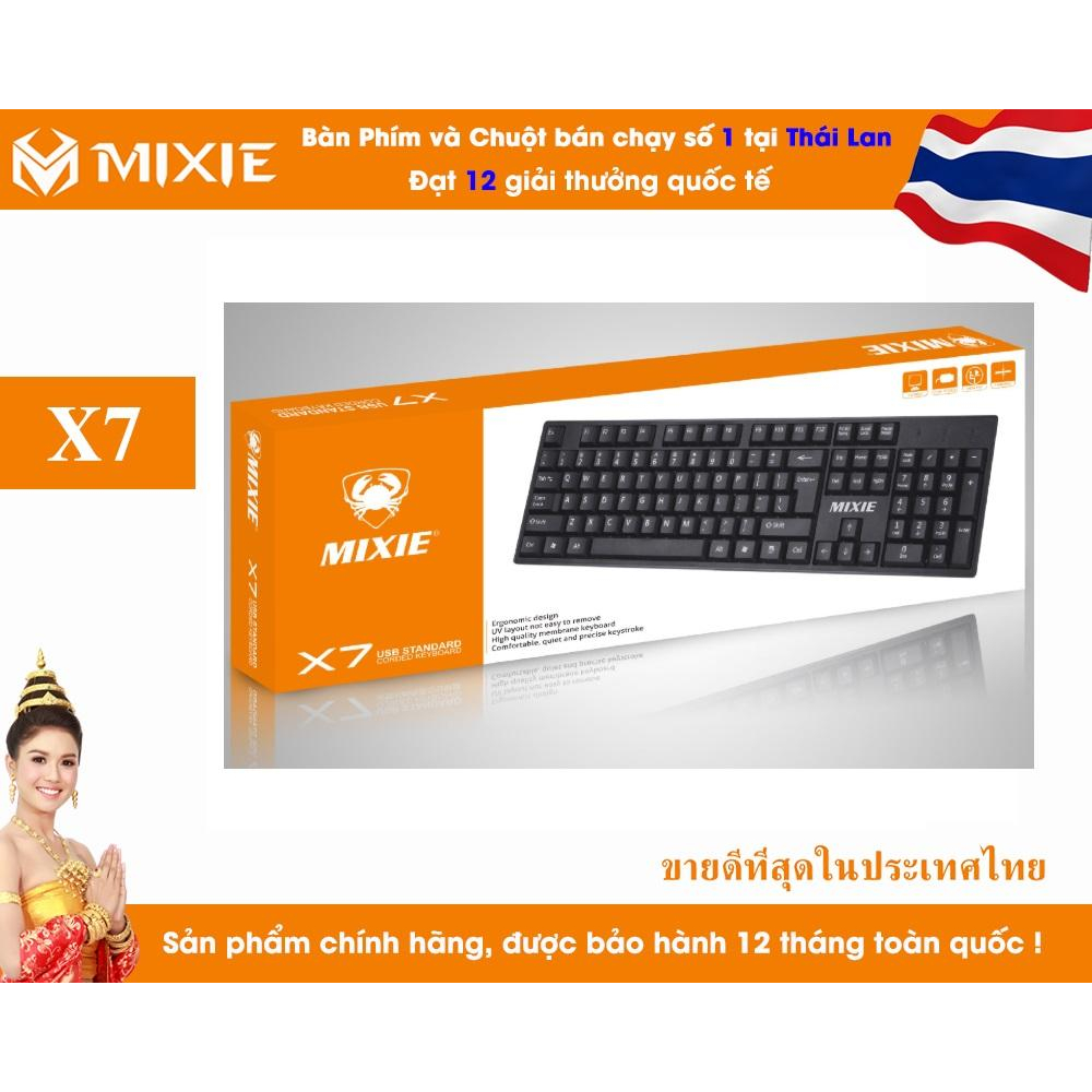 KEYBOARD USB MIXIE X7S - VĂN PHÒNG - CHÍNH HÃNG | Shopee Việt Nam