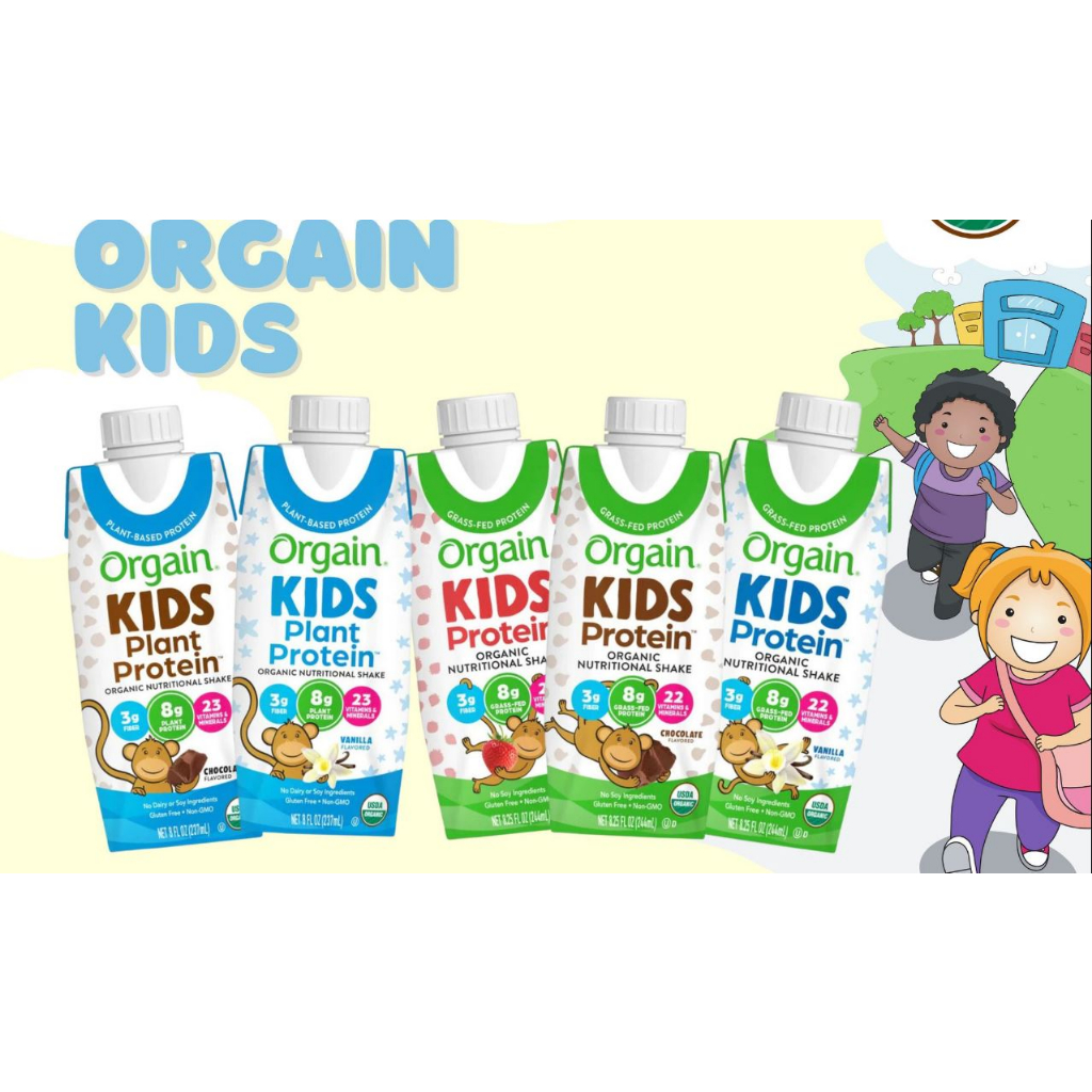 [Date 25 -26 ] Sữa hữu cơ Orgain Kids Protein Organic Mỹ 244ml | Shopee ...