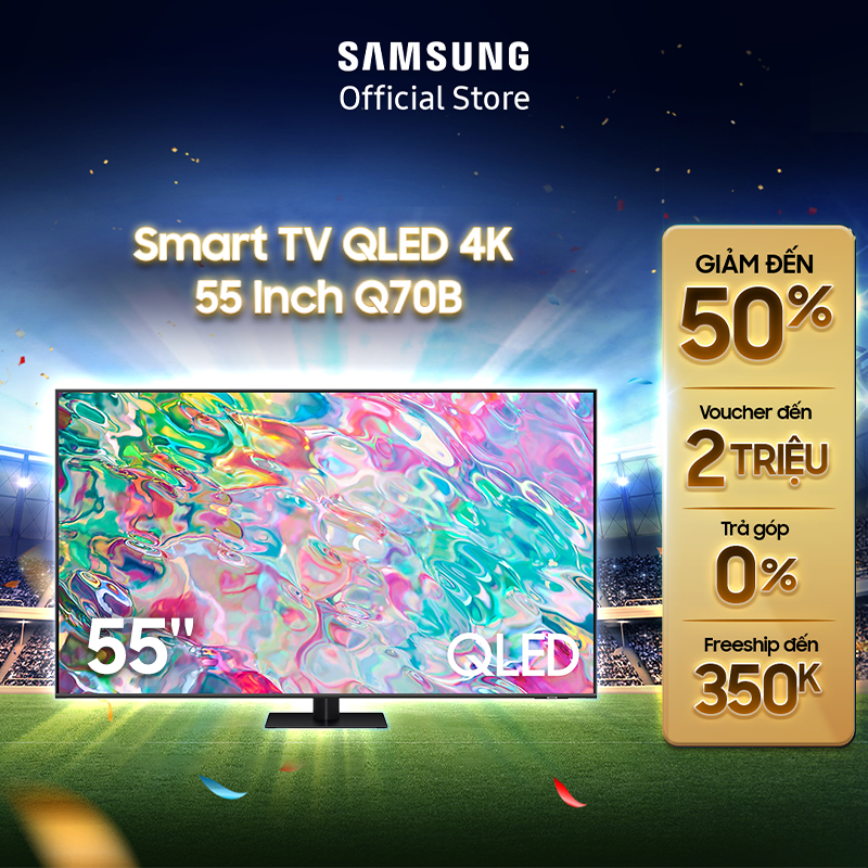 Smart Tivi QLED Samsung 4K 55 Inch QA55Q70BAKXXV - Miễn phí lắp đặt | Shopee Việt Nam