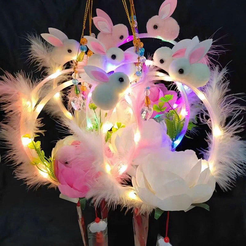 Lồng đèn trung thu thỏ ngọc siêu dễ thương đồ chơi trung thu cho bé ...