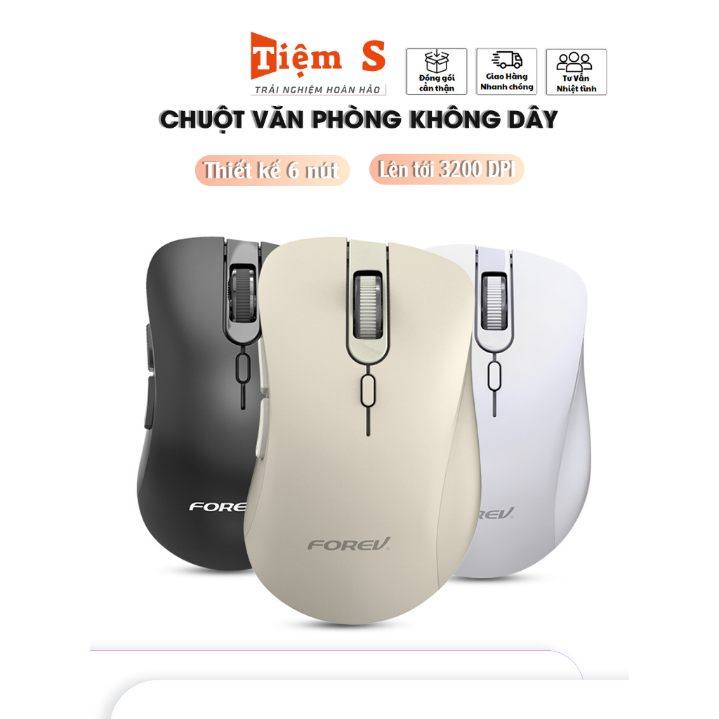 Chuột không dây Wireless FV-G200 2.4Ghz/3200DPI cao cấp | Shopee Việt Nam