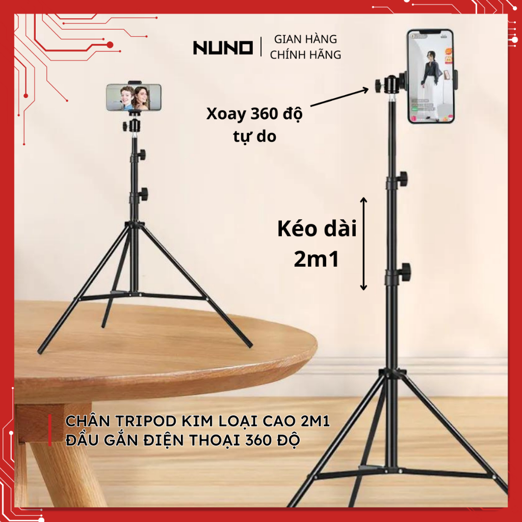 Chân tripod giá đỡ điện thoại 3 chân kim loại dùng để chụp ảnh ...