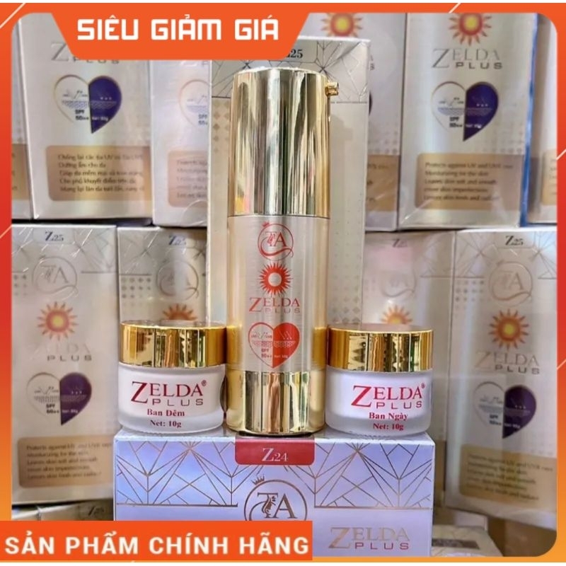 BỘ kem ZELDA + kem chống nắng_ZELDA PLUS(10gr ) | Shopee Việt Nam
