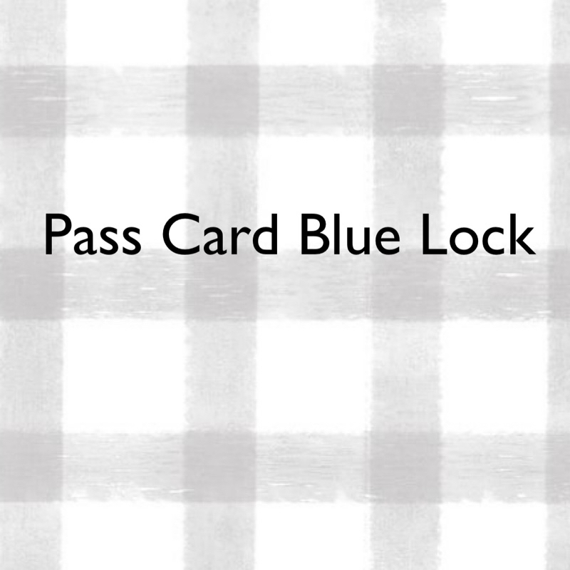 Pass card blue lock( pola, clear card ) đọc kĩ mô tả | Shopee Việt Nam