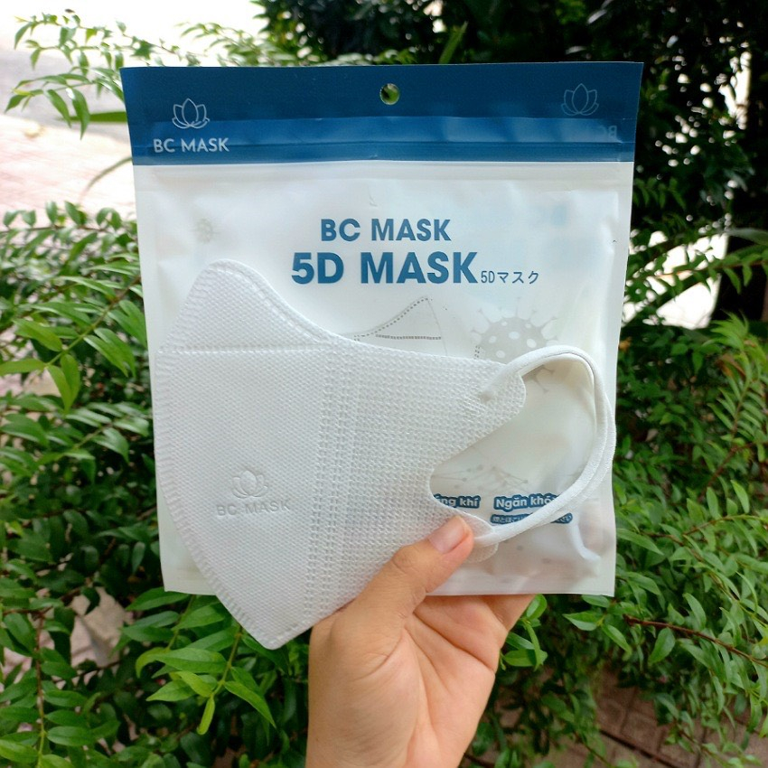 Hộp 100 Chiếc Khẩu Trang 5D BC Mask 3 Lớp Kháng Khuẩn Cao Cấp | Shopee ...