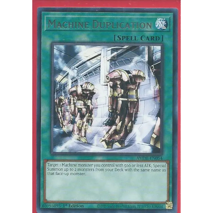 [NTYC] Thẻ bài Yu-Gi-Oh Tiếng Anh - AMDE-EN054 Machine Duplication ...
