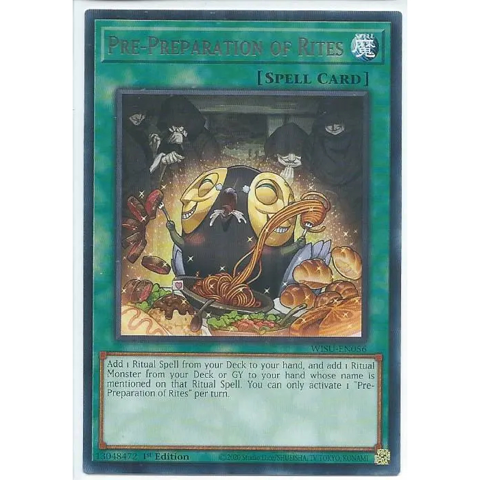 [NTYC] Thẻ bài Yu-Gi-Oh Tiếng Anh - WISU-EN056 Pre-Preparation of Rites ...