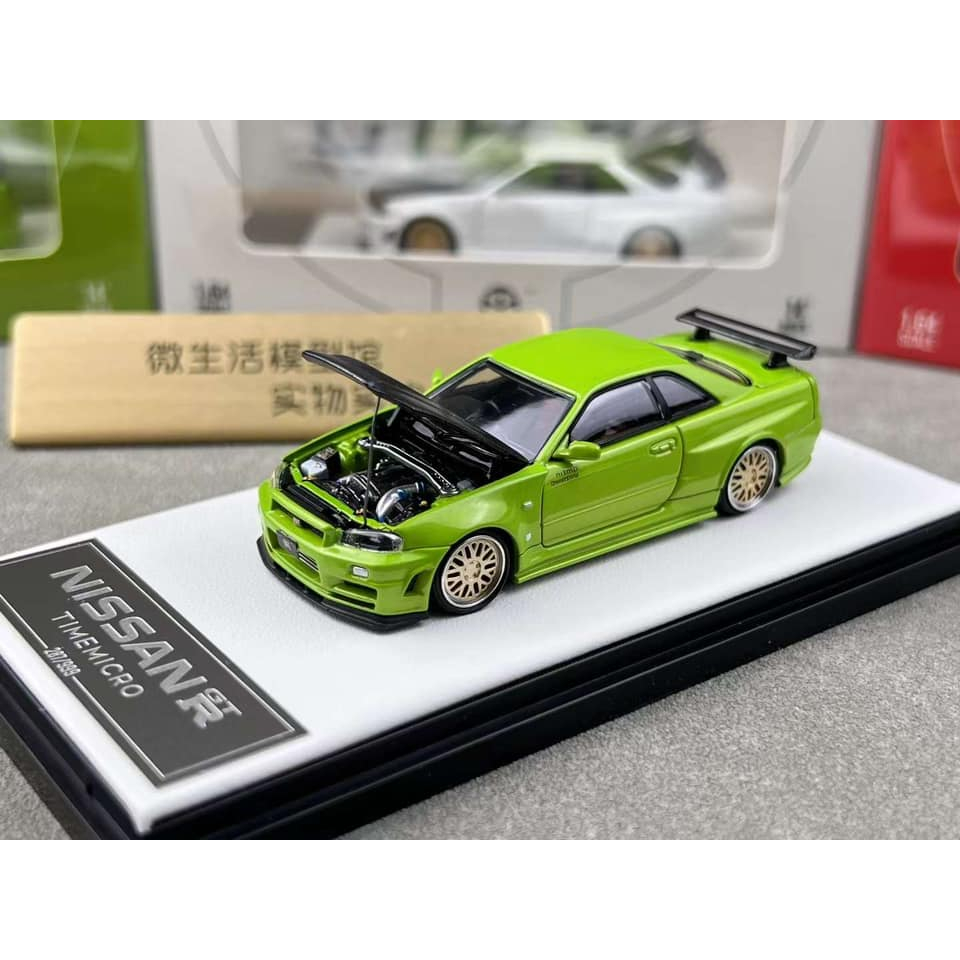 MÔ HÌNH 1:64 TIME MICRO - Nissan Skyline GT-R R34, Nismo Z-Tune Carbon ...