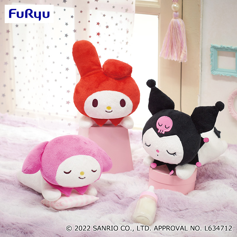 Chính hãng Nhật - Sanrio My Melody Kuromi Sleep Together Plushies - Gấu ...