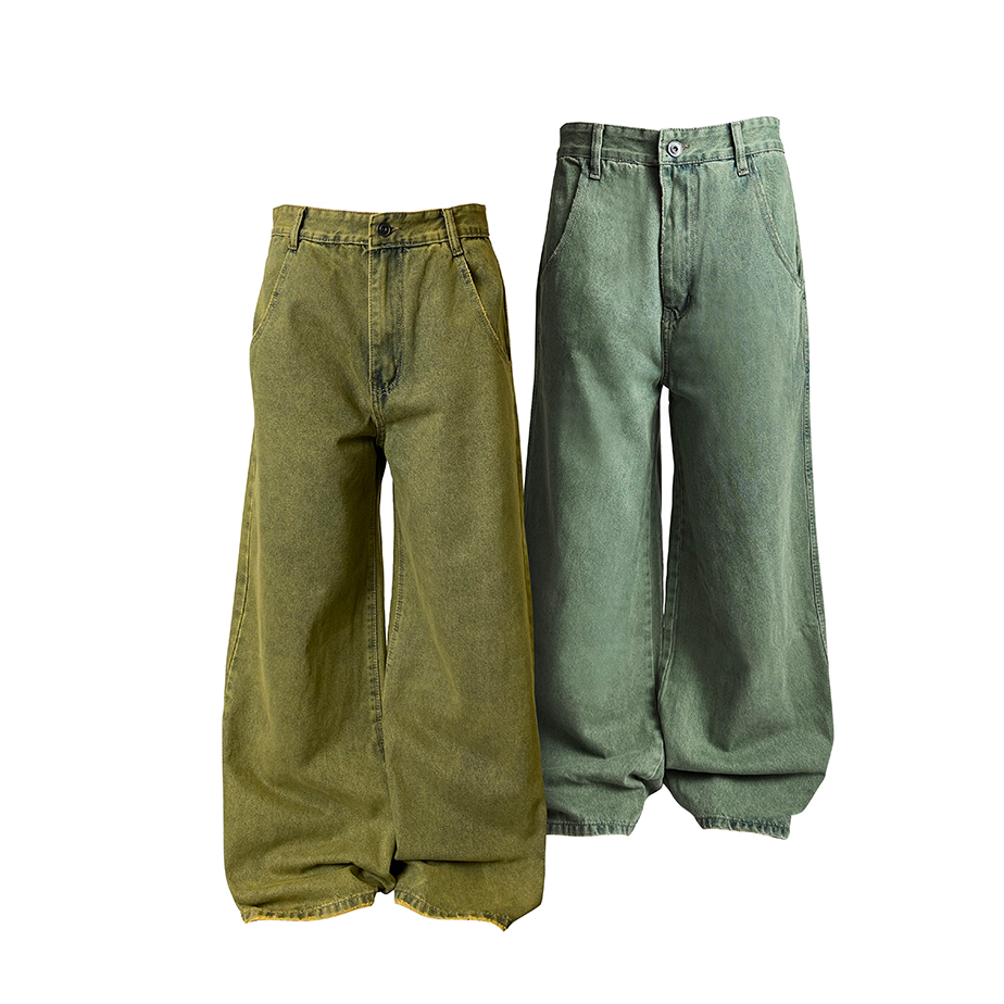 MAHU - QUẦN JEANS ỐNG RỘNG UNISEX. | Shopee Việt Nam