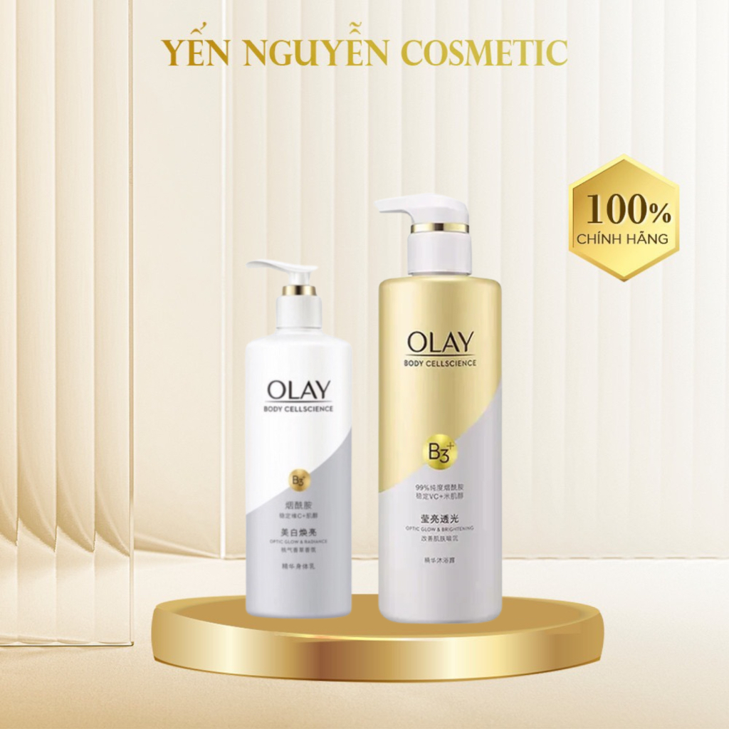 Sữa Tắm& Dưỡng Thể Dưỡng Trắng Dưỡng Ẩm Toàn Thân Olay Body Cellscience ...