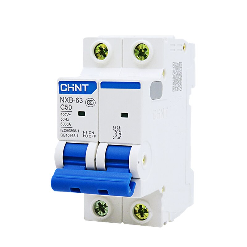 Aptomat MCB 2 Pha NXB-63 Chint 6A,10A,16A,20A,25A,32A,40A,50A,63A,80A,100,125A;Dòng Cắt - Dịch ...