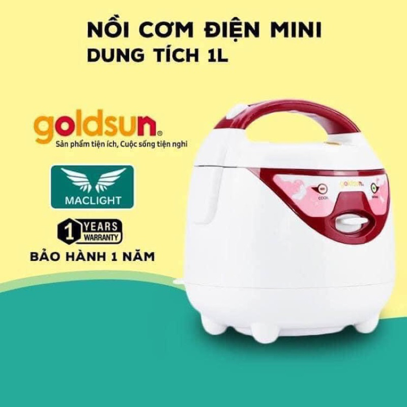 Nồi cơm điện Goldsun dung tích 1L ARC-GW100 | Shopee Việt Nam