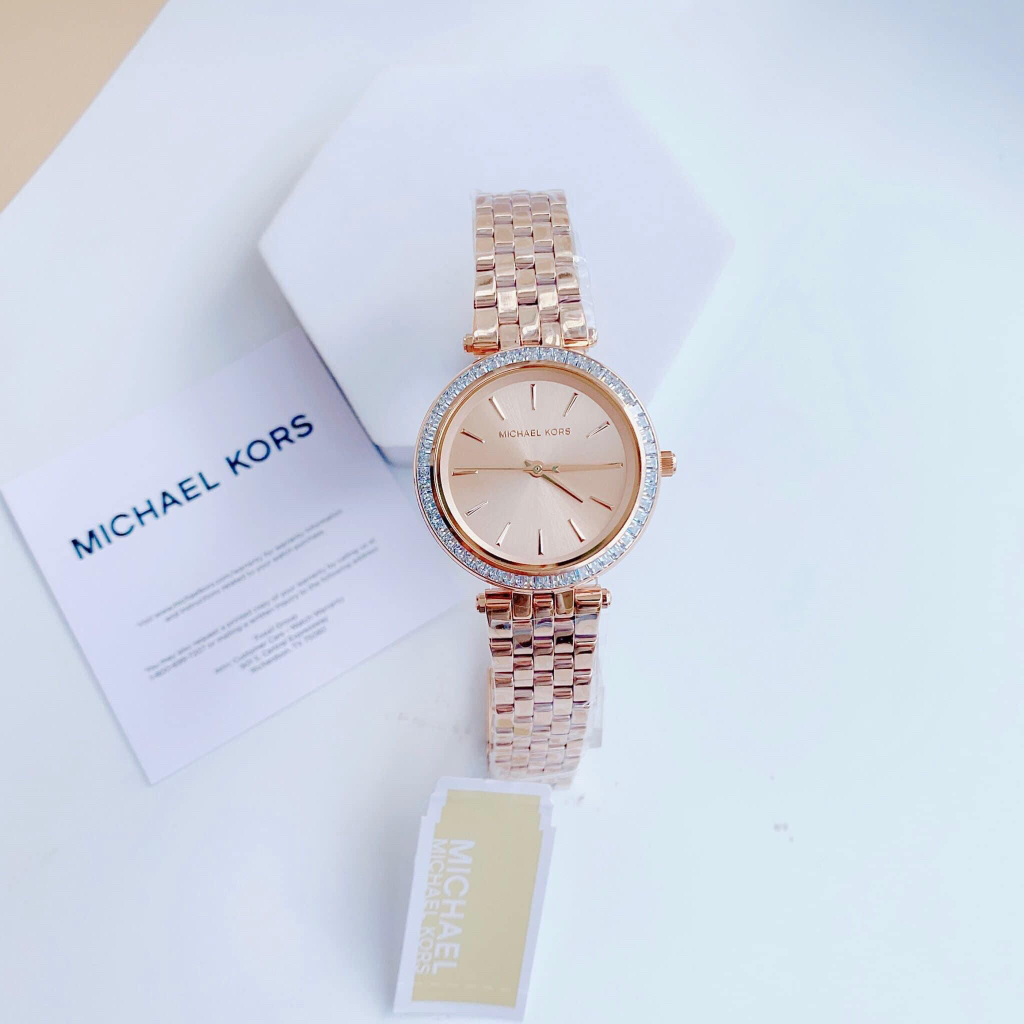 Đồng hồ nữ Michael Kors MK3366 Darci Rose Gold 33mm, Authentic, fullbox ...
