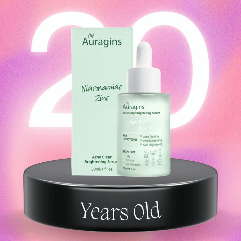Tinh Chất The Auragins 10% Niacinamide + 1% Zinc Acne Clear Brightening ...