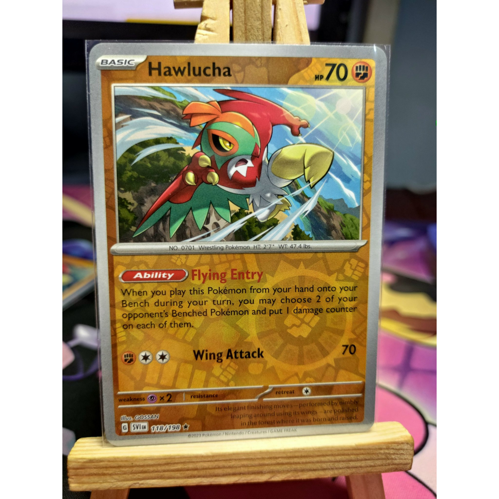 [KW2 Pokemon] [EN] Thẻ Pokemon Hawlucha - 118/198 - Holo Rare - SVIEN ...
