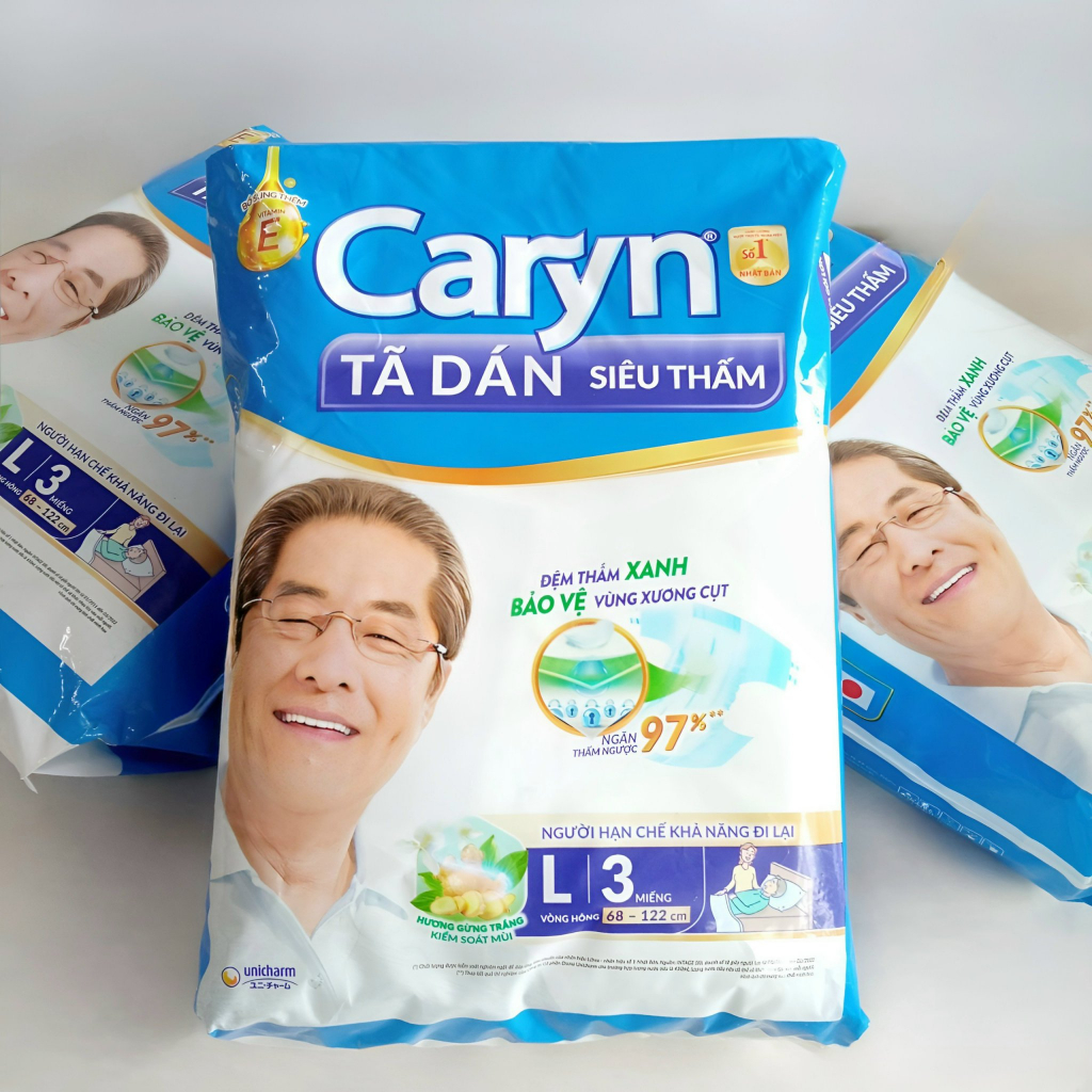 Bịch 3 Miếng Bỉm Dán Caryn Cho Mẹ Sau Sinh L3 - Tã Dán Caryn | Shopee ...