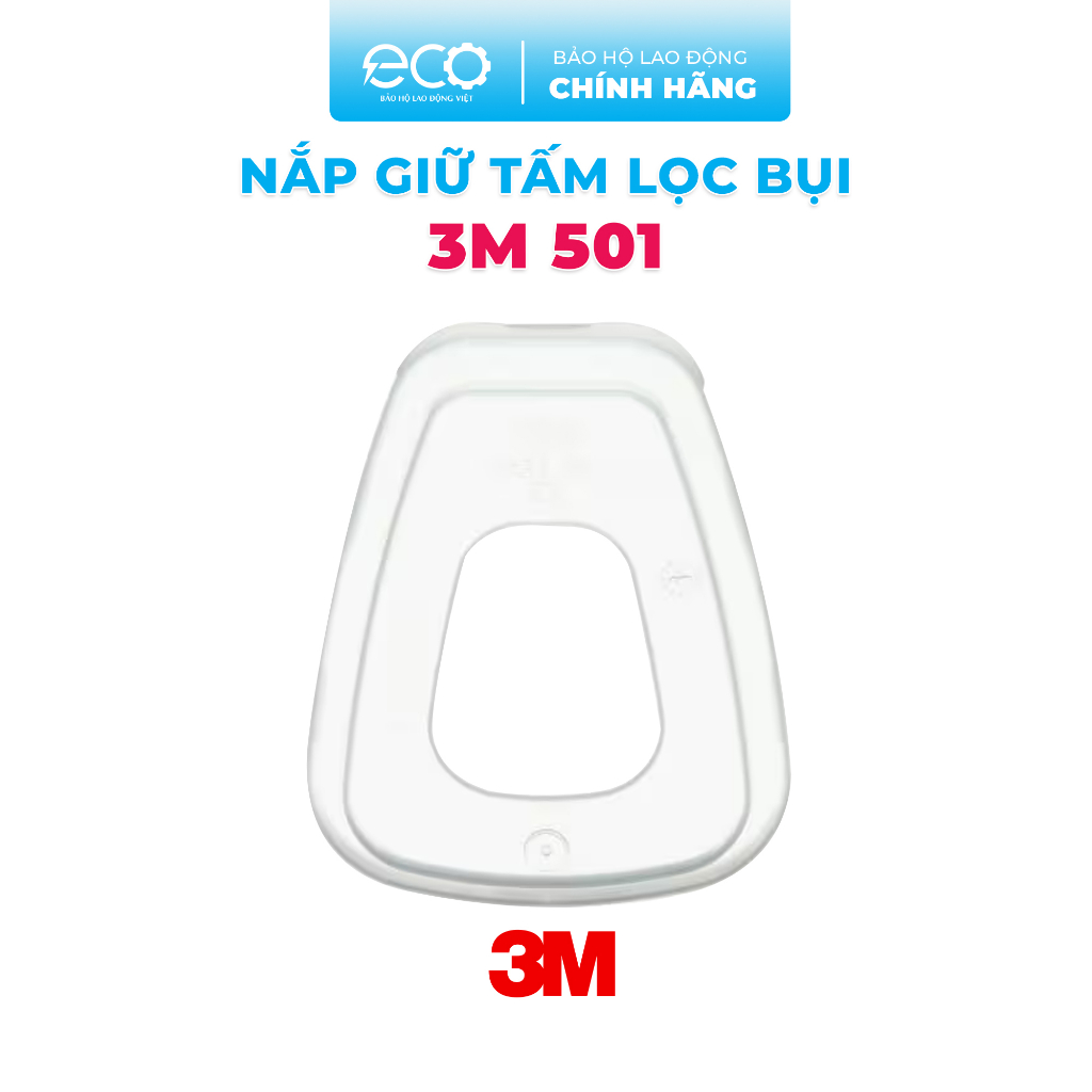 Nắp nhựa giữ tấm lọc bụi 3M 501 sử dụng cho mặt nạ 2 phin chống độc ...