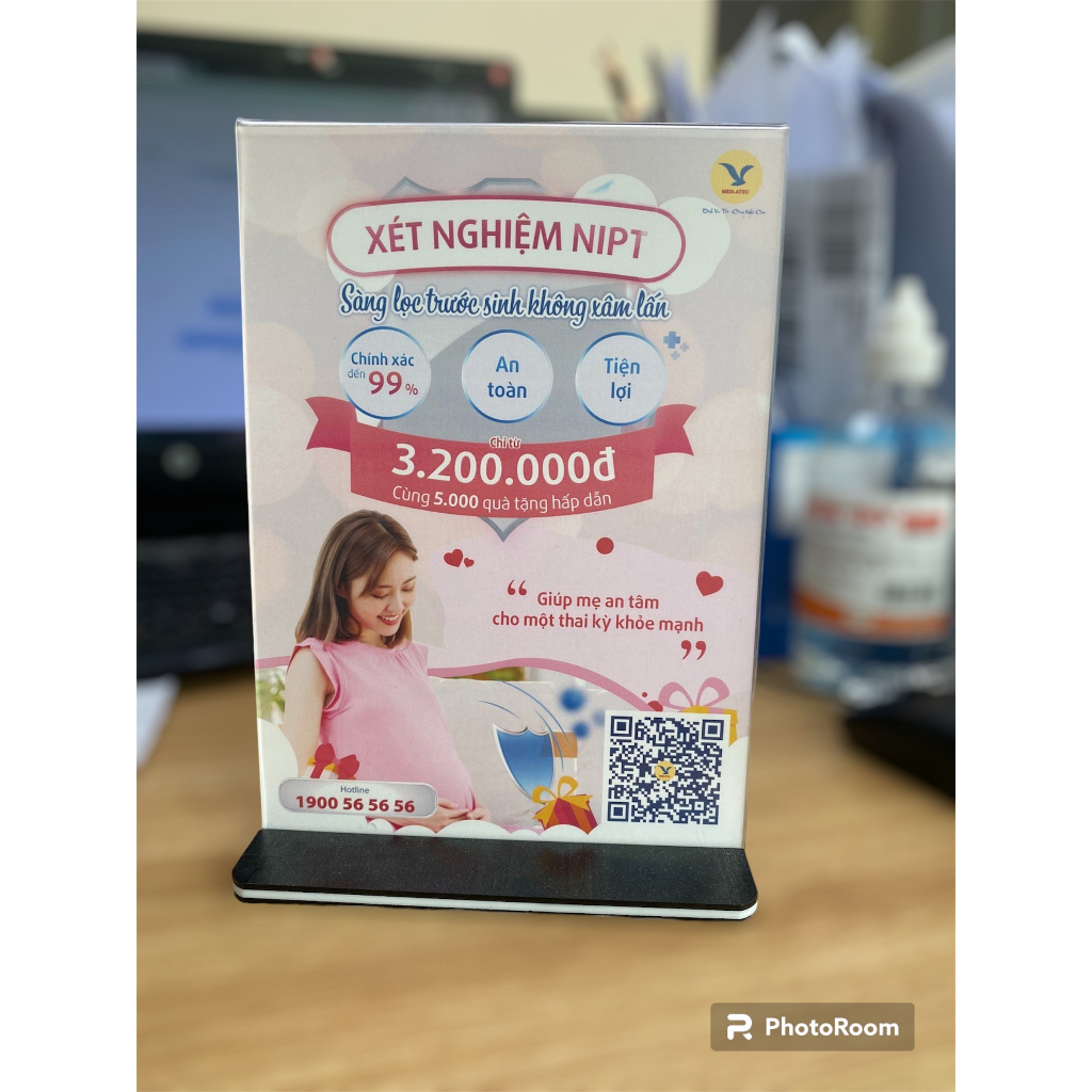 Menu mika a4, A5, standee mica A4, kệ mika có đế để bàn cài tranh quảng ...