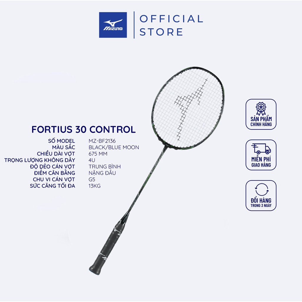 Vợt Cầu Lông Mizuno Fortius 30 Control (Khung Vợt) Thiên Về Sức Mạnh Và ...
