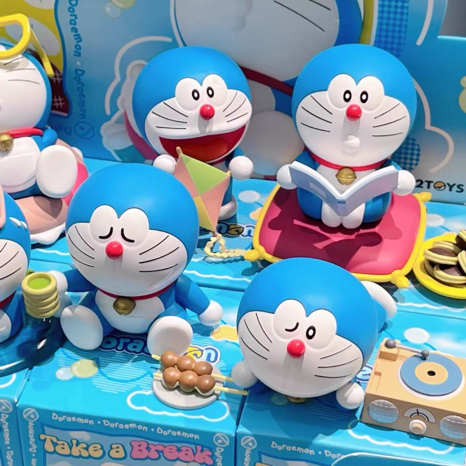 [8 hộp blind box] 52TOYS Doraemon Take A Break Blindbox Series chính ...
