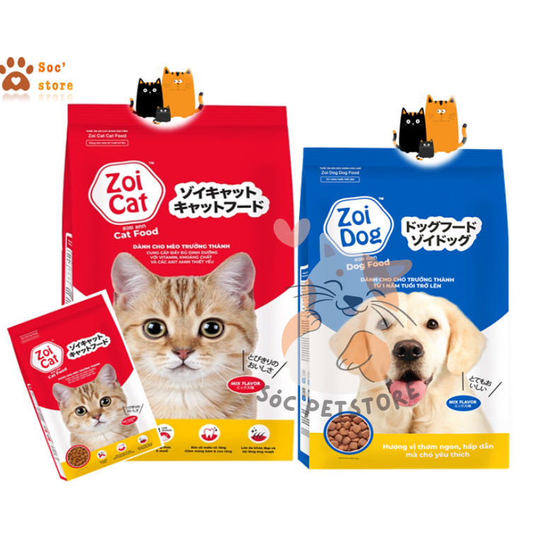 ZOICAT - ZOIDOG Hạt thúc ăn khô dành cho chó, mèo mọi lứa tuổi 1KG ...
