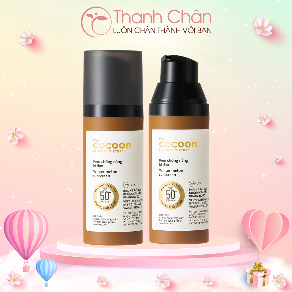 Kem Chống Nắng Bí Đao Cocoon Winter Melon Sunscreen 50ml | Shopee Việt Nam
