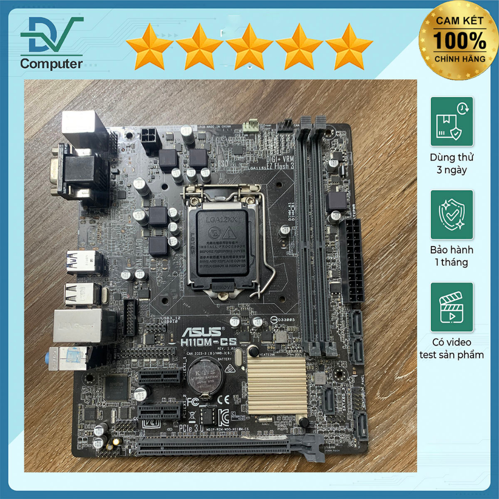 H110 M-CS Asus đẹp BH 1 tháng | Shopee Việt Nam