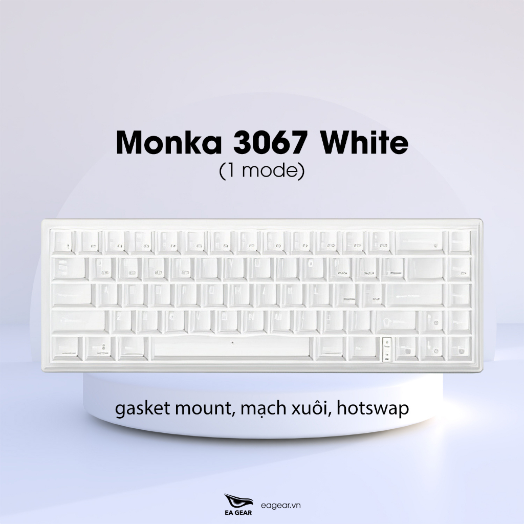 [SẴN GIAO] Bàn Phím Cơ Monka 3067 Pro V2 mạch xuôi 3 modes hotswap ...
