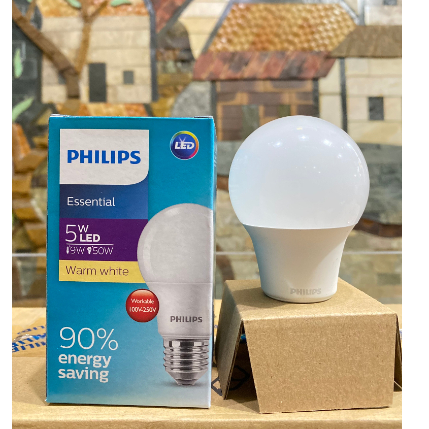 Bóng Essential Ledbulb Philips 5W-7W-9W-11W-13W | Shopee Việt Nam