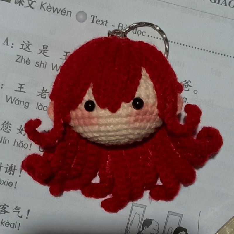 Móc khoá Erza Scarlet (Fairy Tail) head doll cutie | Shopee Việt Nam