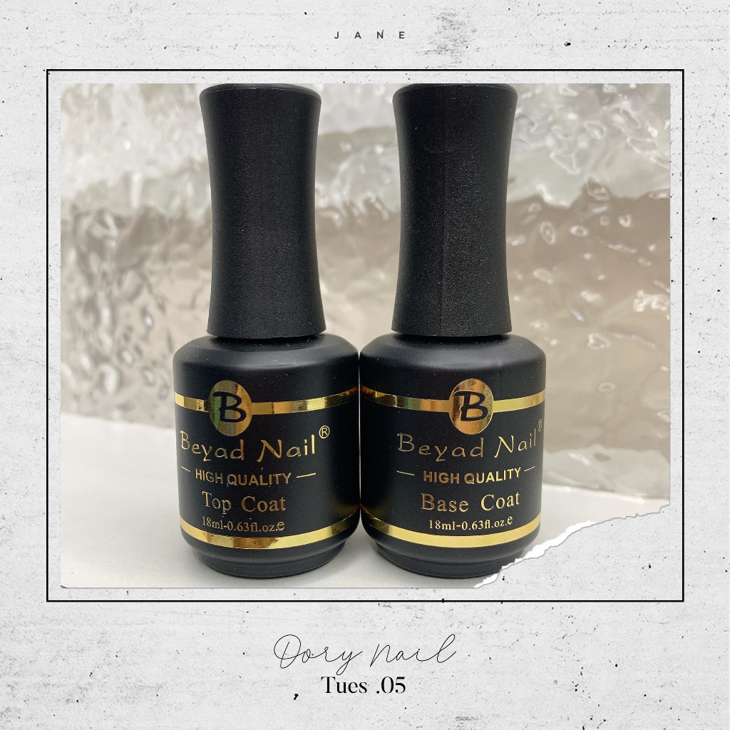 Base top Beyad chính hãng - sơn gel liên kết và top phủ bền bóng 18ml ...
