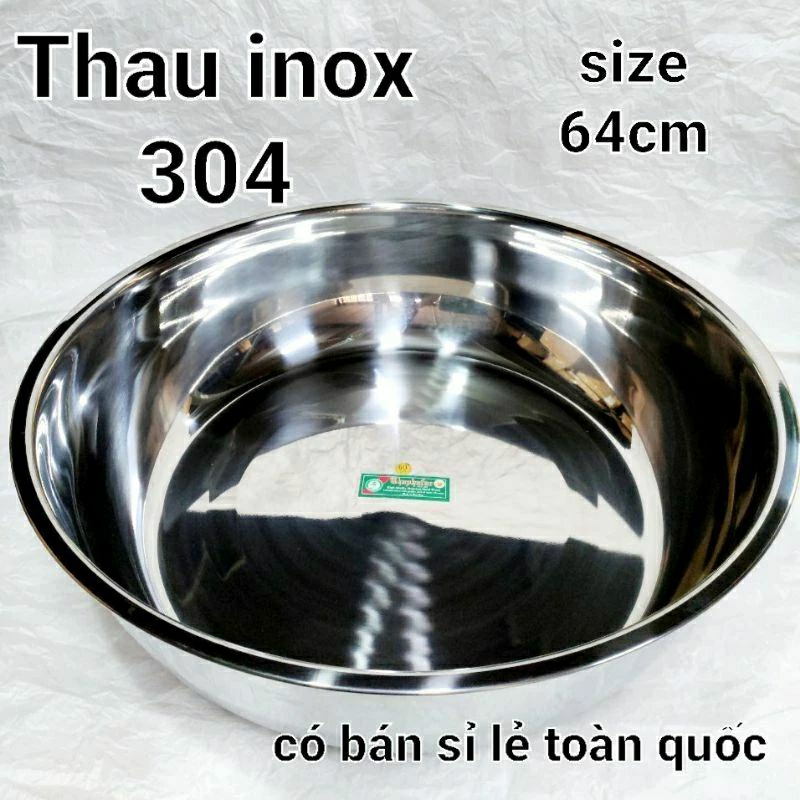 (Video SP)Chậu inox 304 thau inox 304 Thaphafac size 60, 64 cm,thau ...