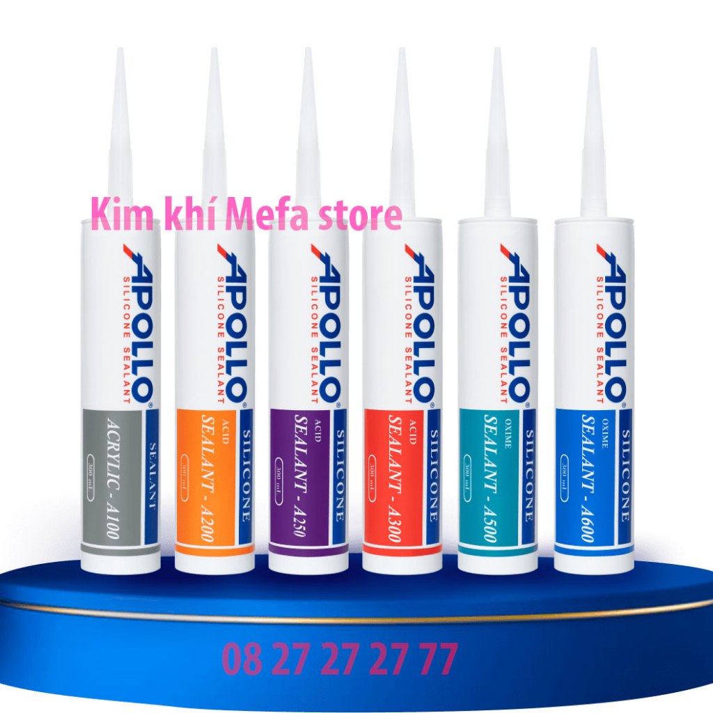 Keo silicone Apollo A100-A200-A250-A300-A500-A600 Keo silicon các loại chính hãng | Shopee Việt Nam