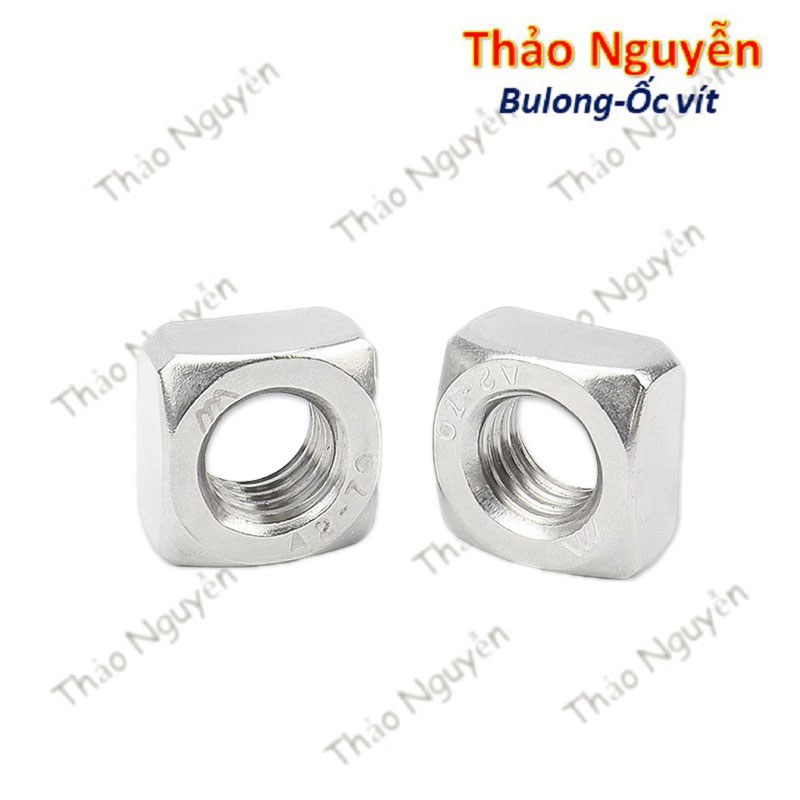 Tán Ecu vuông Inox 304 size M3 M4 M5 M6 M8 M10 (10 con) | Shopee Việt Nam