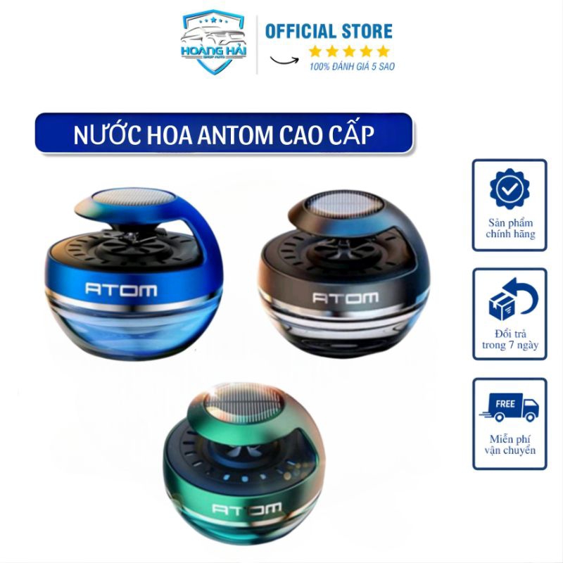 Nước Hoa Ô Tô, Xe Hơi ATOM Cao Cấp Chạy Bằng Năng Lượng Mặt Trời ...