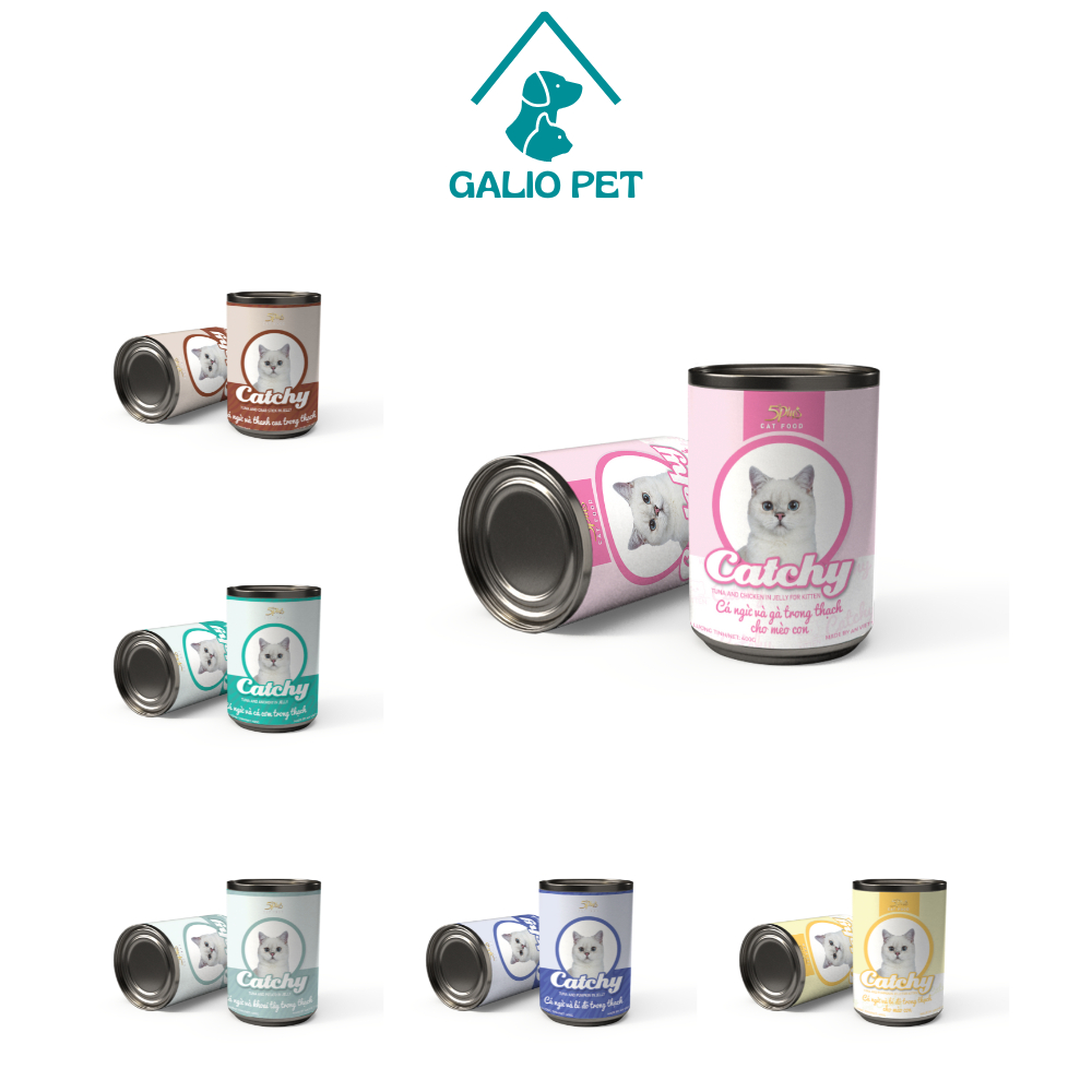 Pate Mèo 5 Plus Catchy, lon 400g - All Stages | Shopee Việt Nam