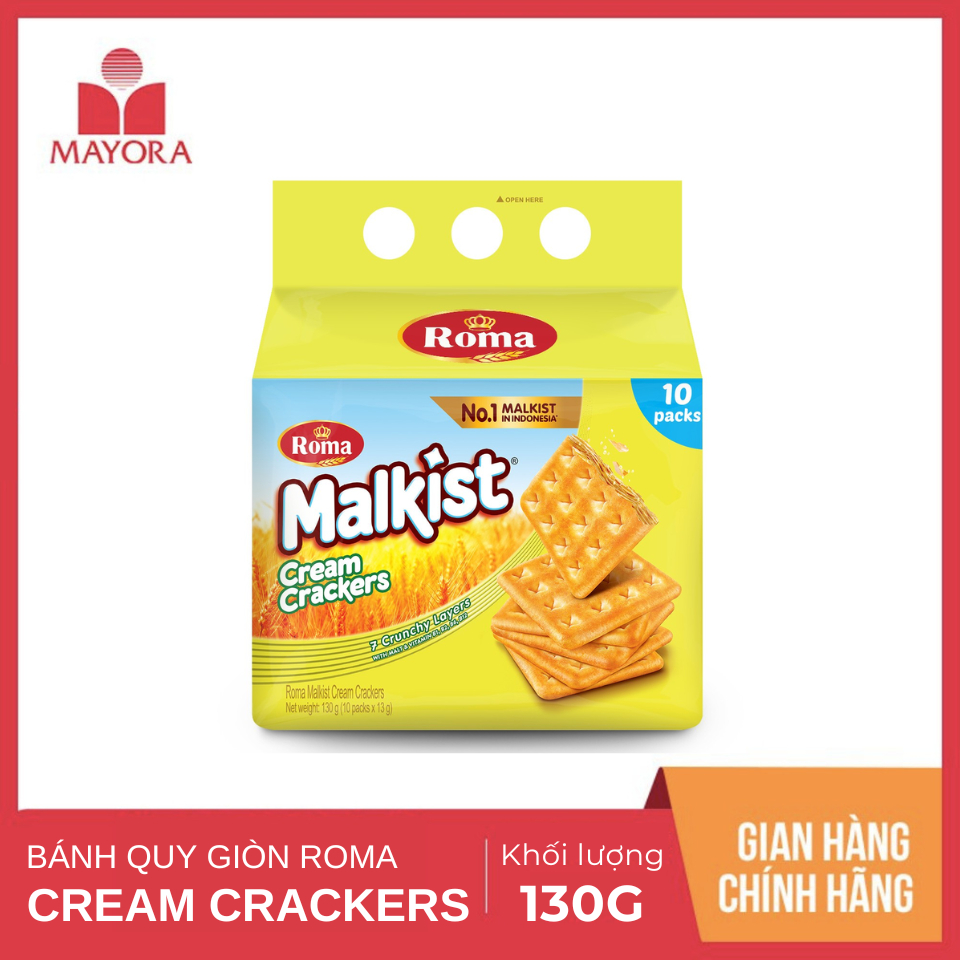 Bánh quy giòn Roma Cream Crackers 130g | Shopee Việt Nam