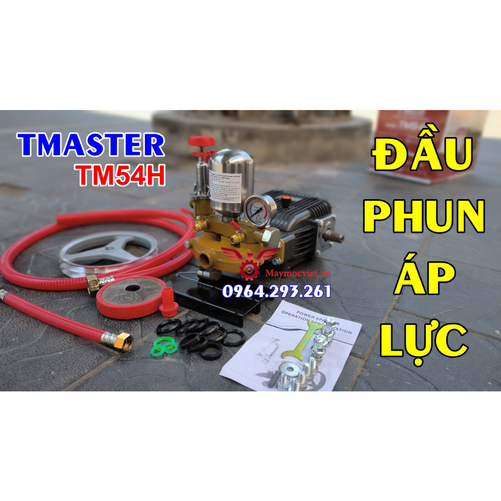 Đầu bơm máy rửa xe kiểu mới Tmaster TM54H 3HP chính hãng | Shopee Việt Nam