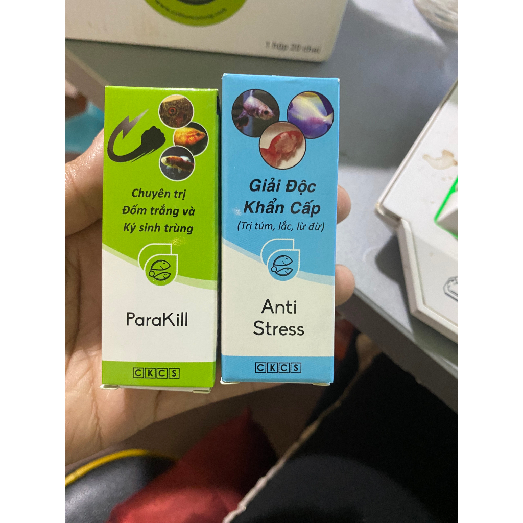 Bộ đôi anti stress- parakill dưỡng cá cho cá luôn khỏe | Shopee Việt Nam