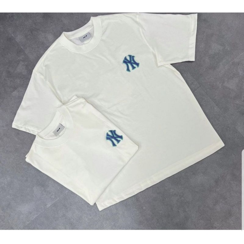 [ ch hãng ]Áo Thun M.L.B Like Màu Kem Hình Ly Kem unisex | Shopee Việt Nam