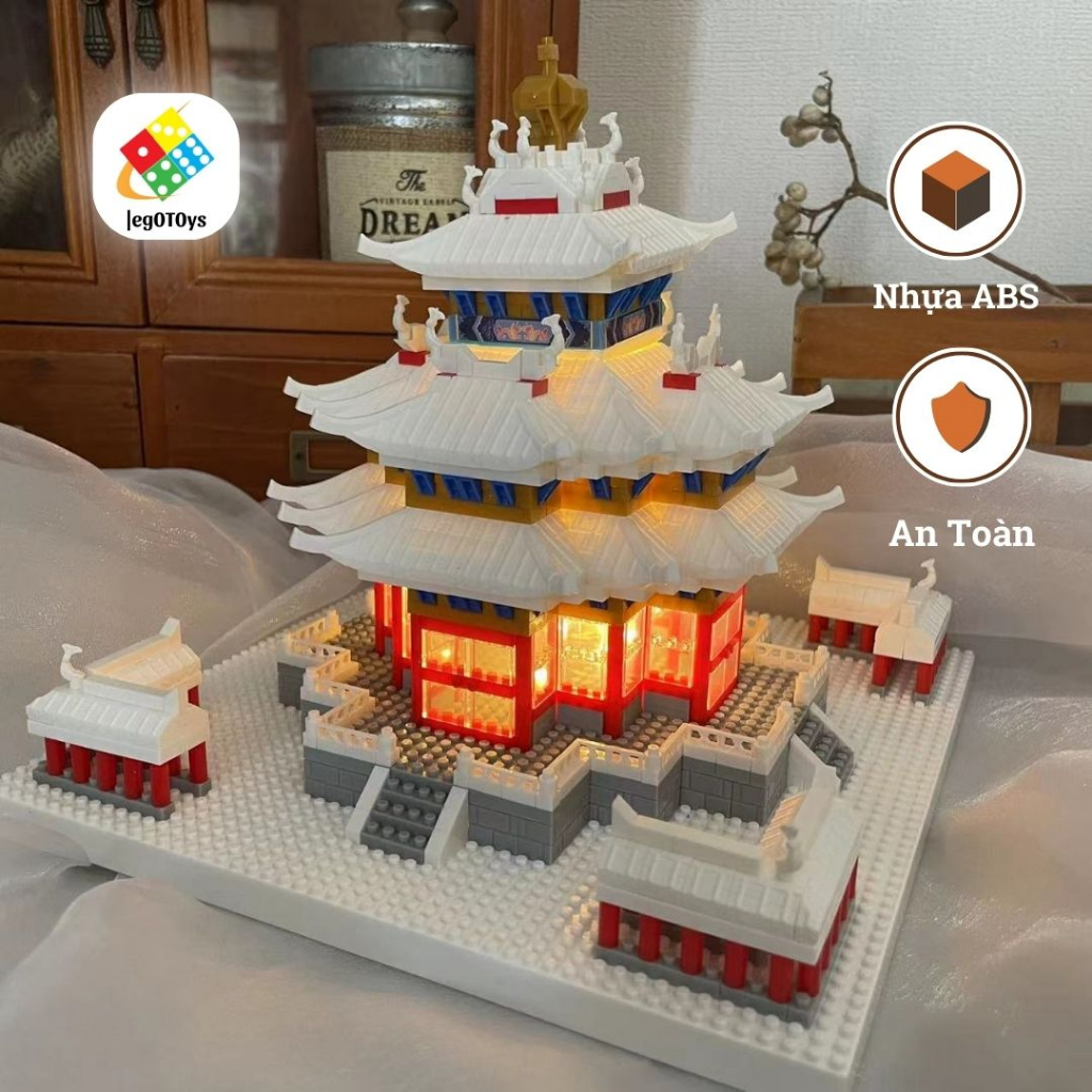Lego Cung Điện Bảo Hòa 2800+Psc - Bộ Lắp Ráp 3D công trình kiến trúc ...