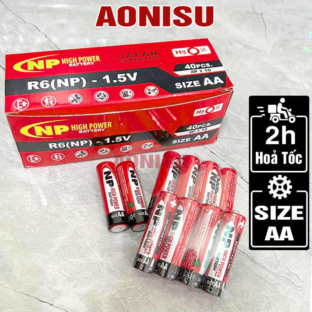 Pin AA NP High Power Dung Lượng Cao Loại Tốt Giá Rẻ - Pin Tiểu 2A Dùng ...