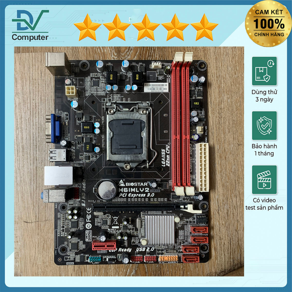 H61 ML V2 Biostar đẹp BH 1 tháng | Shopee Việt Nam
