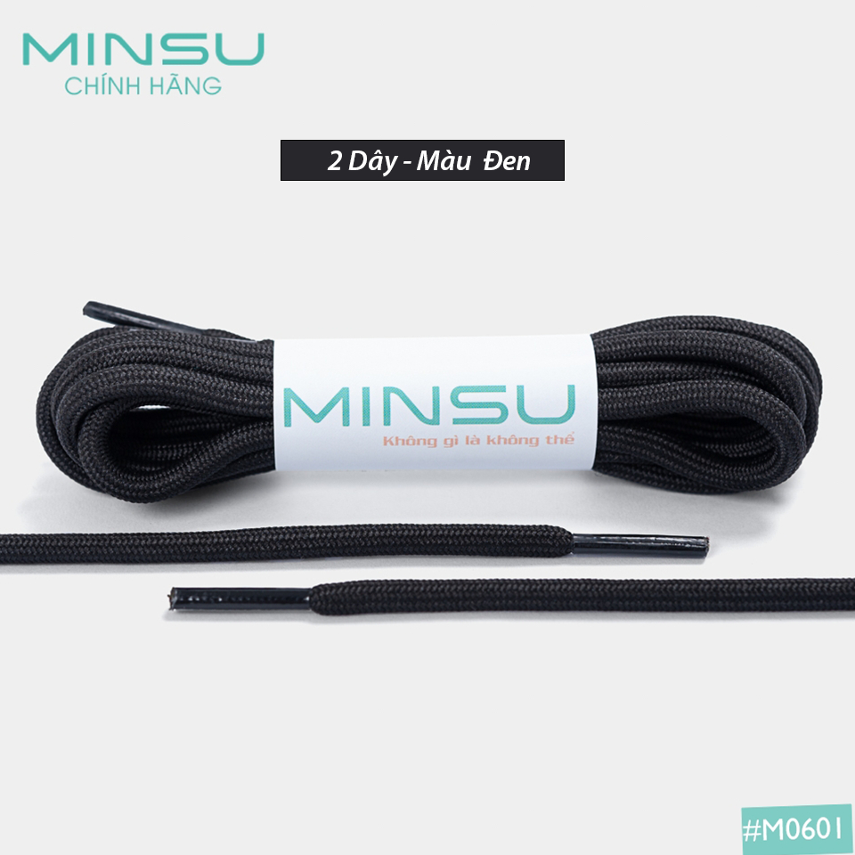 [TOROPOW] Dây Giày Tròn Chính Hãng Siêu Đẹp MINSU M0601 Bản Tròn 120cm Nhiều Màu Sắc Cho Các ...