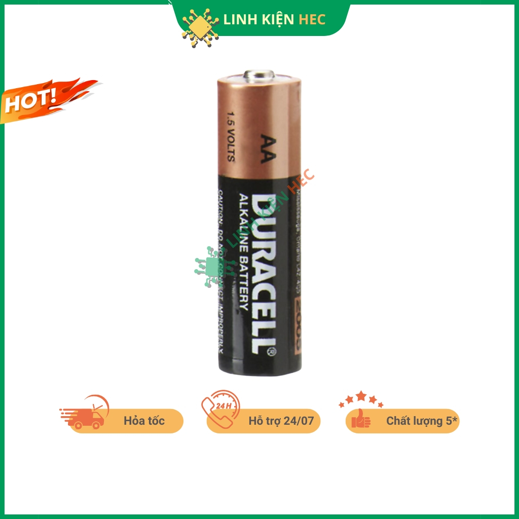 Pin Duracell AA - AAA 1.5V vỉ 2 viên siêu bền chính hãng linh kiện hec ...
