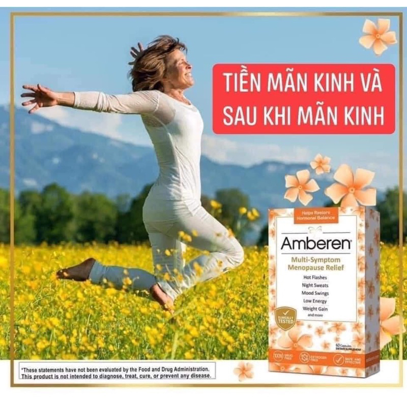 VIÊN UỐNG GIẢM TRIỆU CH.ỨNG MÃN KINH AMBEREN MULTI-SYMPTOM MENOPAUSE ...