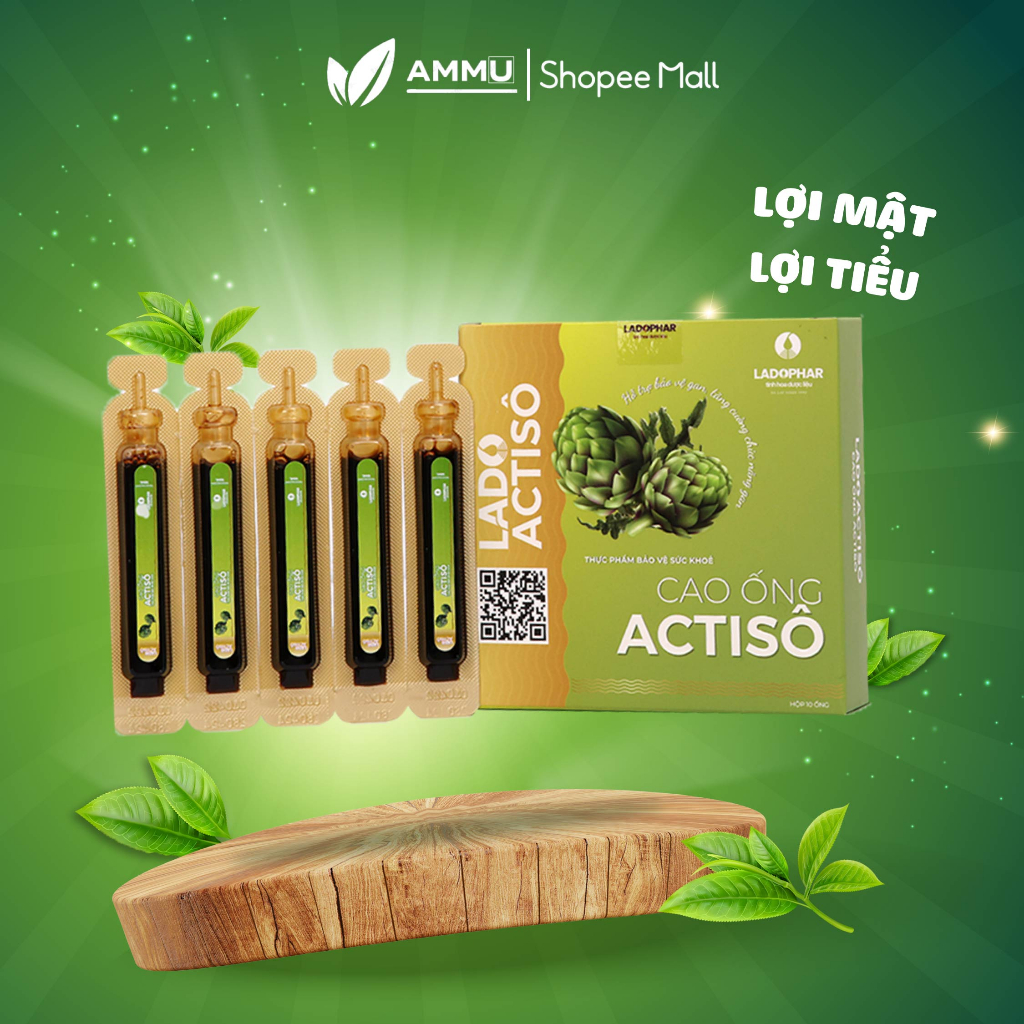 Cao ống Atiso không đường Ladophar Lado Actisô giải độc gan thanh lọc ...